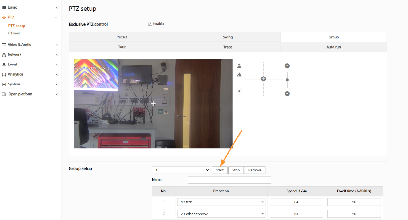 How to set up Auto Tracking on a PTZ – Hanwha Vision Europe